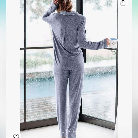 Aamikast | Intimates & Sleepwear | Nwot Aamikast Long Sleeve Button ...